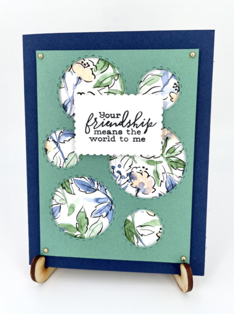 Picture Friendship - Blue Line Stamping