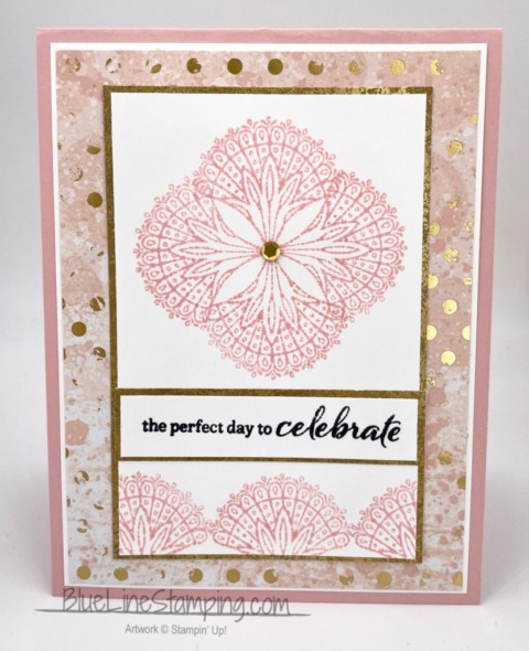 Perfect Day - Blue Line Stamping