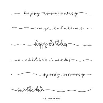 Blueberry Wishes - Blue Line Stamping