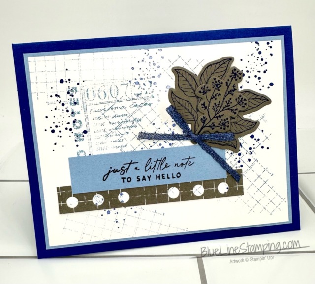 Mixed Notes - Blue Line Stamping