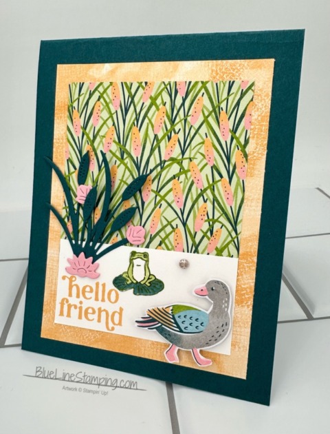 Hello Ducky - Blue Line Stamping
